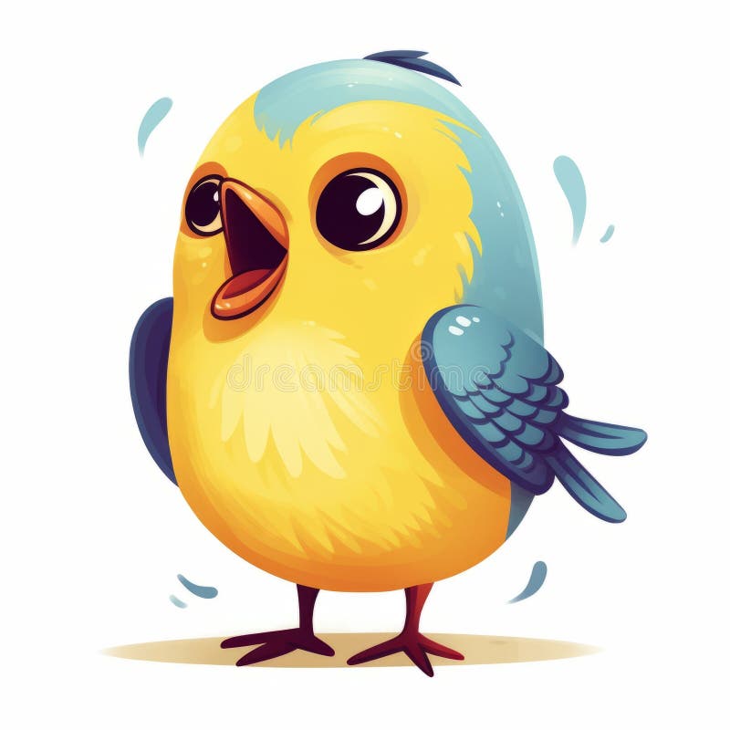 White Swan Vector Illustration. Cartoon Isolated Cute Bird with Soft ...