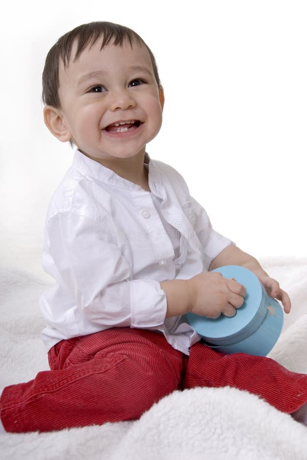 Cute little boy stock image. Image of play, handsome - 13150081