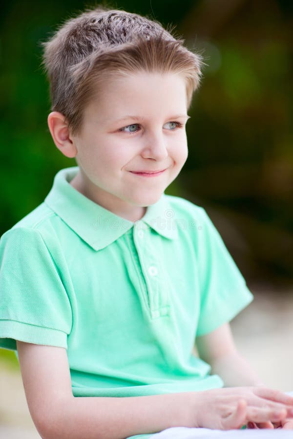 Cute little boy stock image. Image of caucasian, cute - 24239703