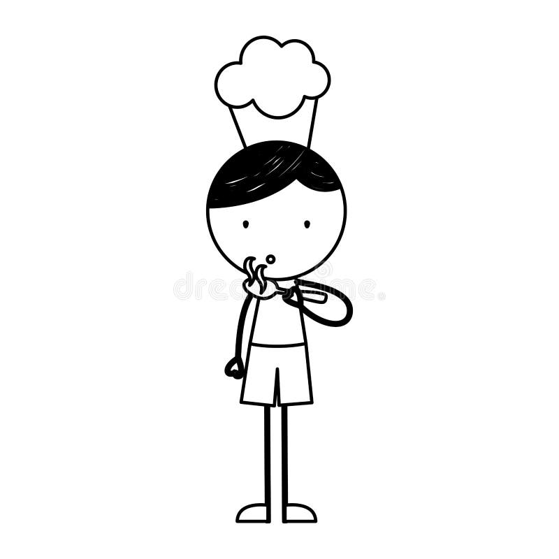 Stick Boy Chef Cartoon Stock Illustrations – 102 Stick Boy Chef Cartoon ...