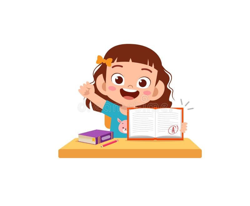 Student Happy Good Grade Stock Illustrations – 259 Student Happy Good ...