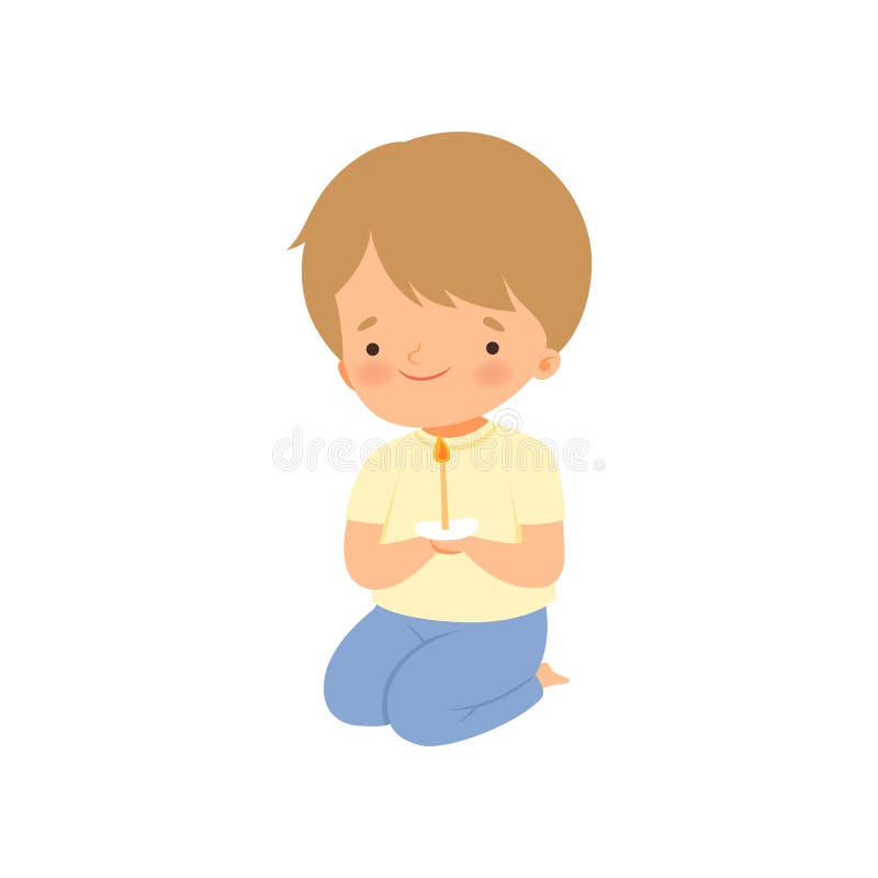 Child Kneeling Stock Illustrations – 622 Child Kneeling Stock ...