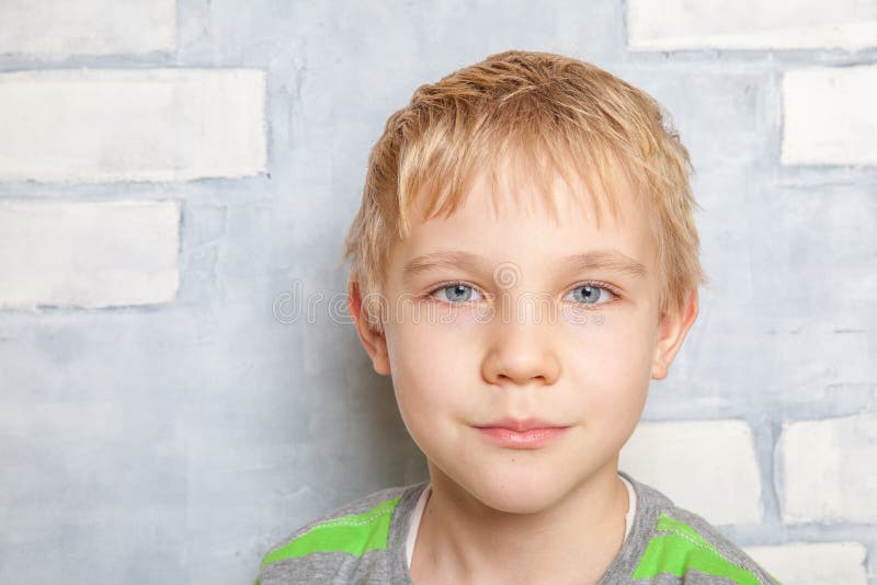 Cute little boy stock image. Image of head, smile, beautiful - 81648125