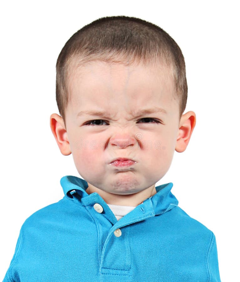 Angry Little Boy stock photo. Image of emotional, caucasian - 20177602