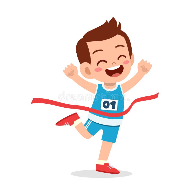 Finishing Boy Stock Illustrations – 189 Finishing Boy Stock ...