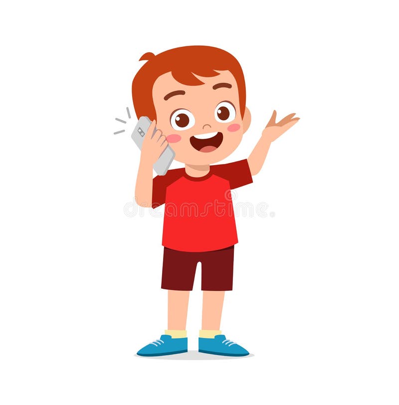 Kid Talk Friend Stock Illustrations – 488 Kid Talk Friend Stock ...