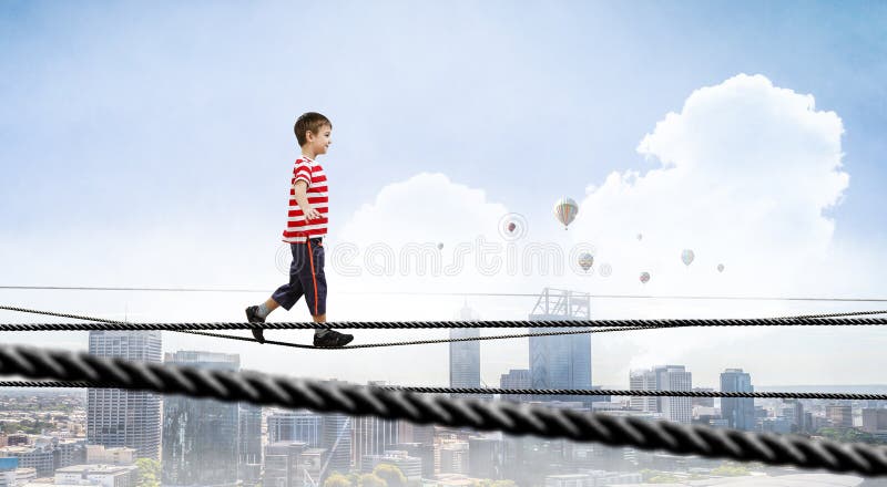 Feeling Safe and Determined . Mixed Media Stock Photo - Image of risk ...
