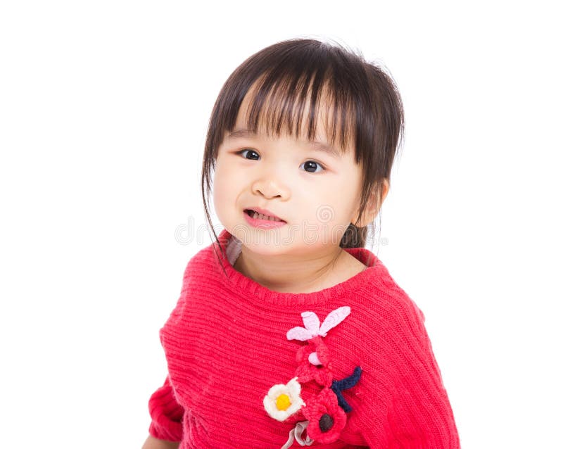 Cute little child stock image. Image of closeup, hair - 40942587