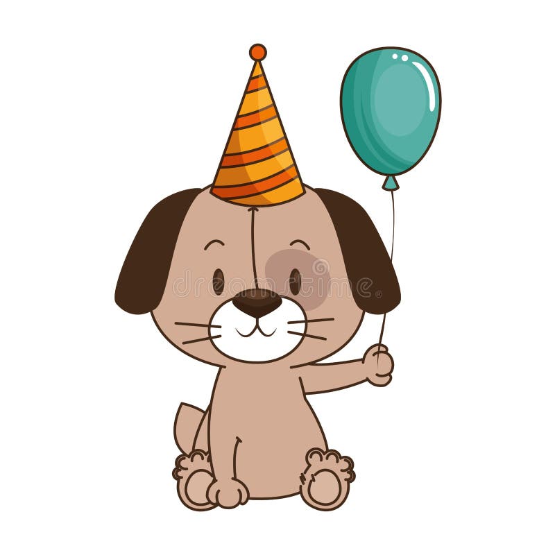 Cute little dog character stock vector. Illustration of lovely - 138864816