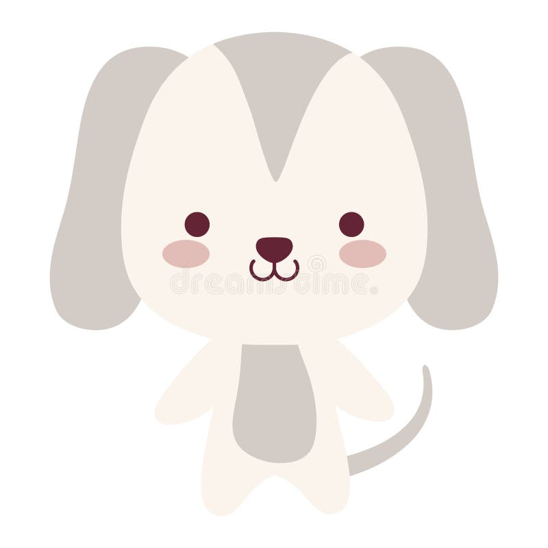 Cute and Little Dog Character Stock Vector - Illustration of design ...