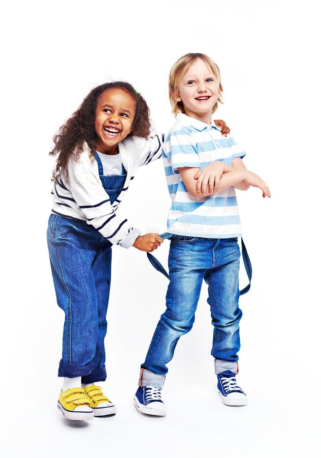 Cute little friends stock image. Image of carefree, casual - 66452081