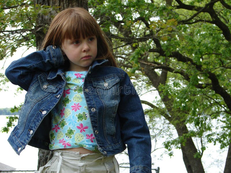 Cute Little Frown stock photo. Image of tree, adorable - 1460972