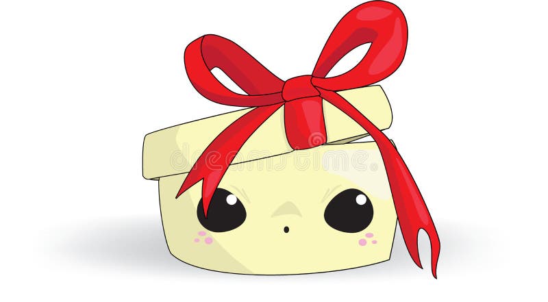 Cute little gift box stock illustration. Illustration of holiday - 11969099