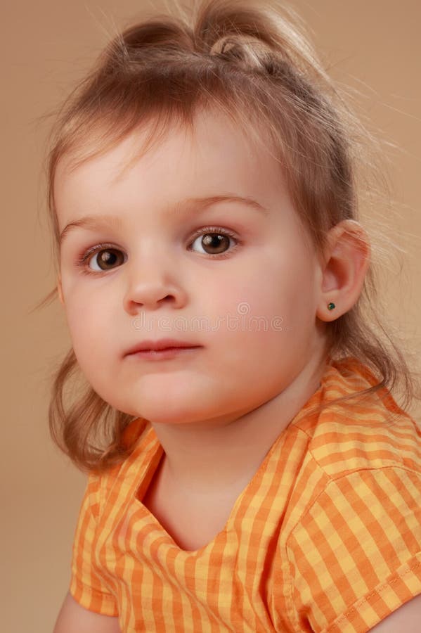 Cute little girl stock image. Image of toddler, little - 15772107