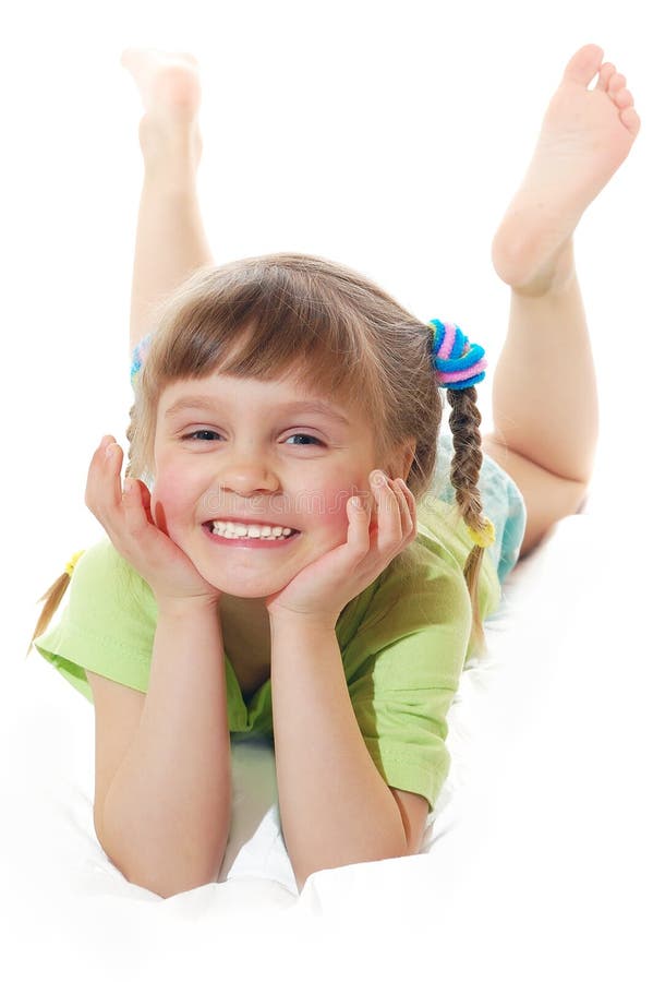 Cute little girl stock image. Image of sports, thoughtful - 9098779