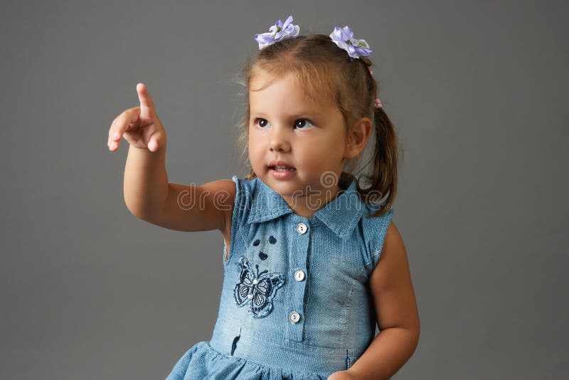 Little Girl Pushing Button Stock Photos - Free & Royalty-Free Stock ...