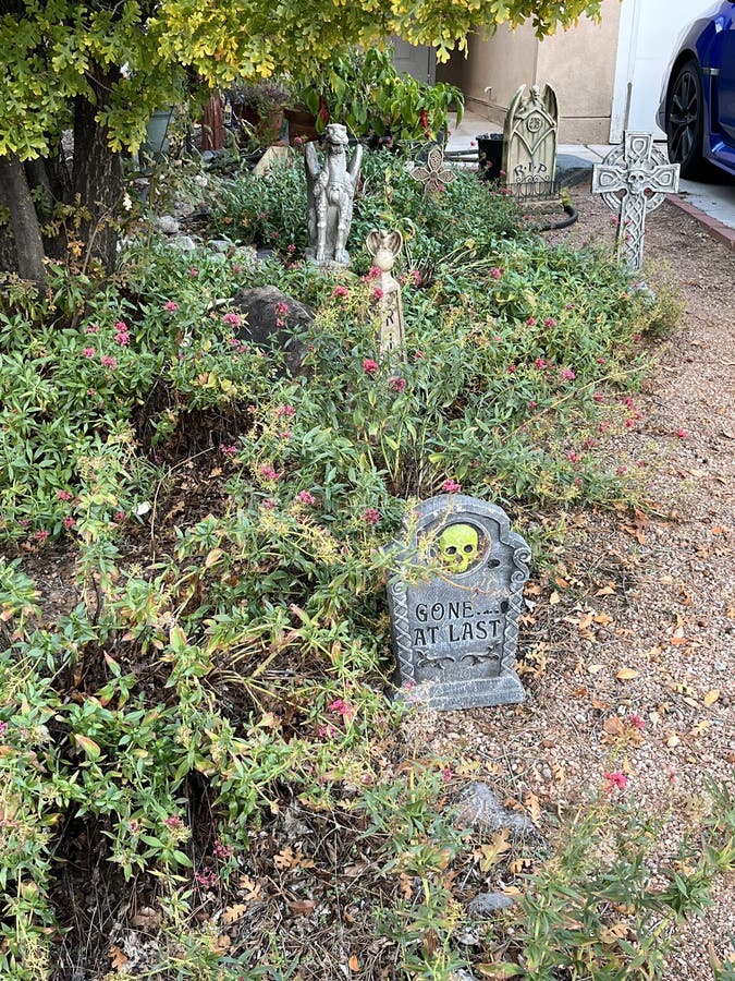 Cute little graveyard stock image. Image of tree, memorial - 260474885