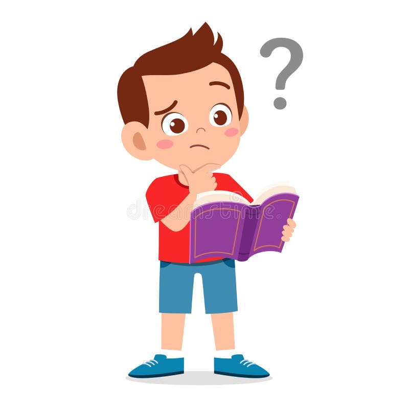 Cartoon Children Problem Reading Stock Illustrations – 88 Cartoon ...