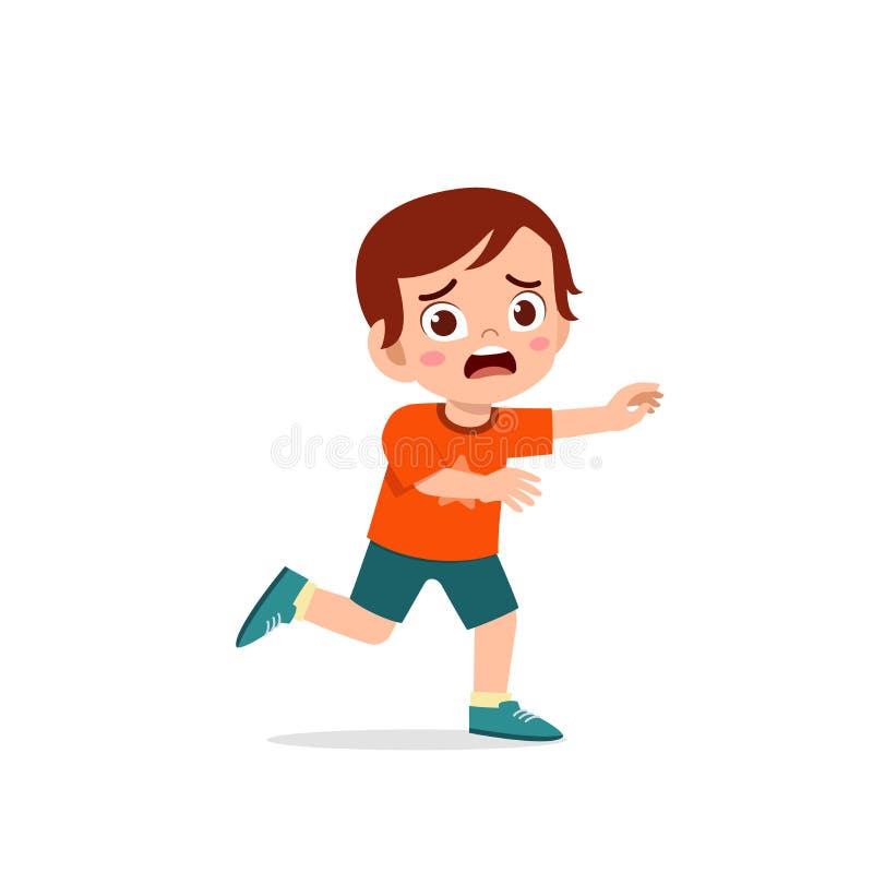 Scared Boy Running Stock Illustrations – 393 Scared Boy Running Stock ...