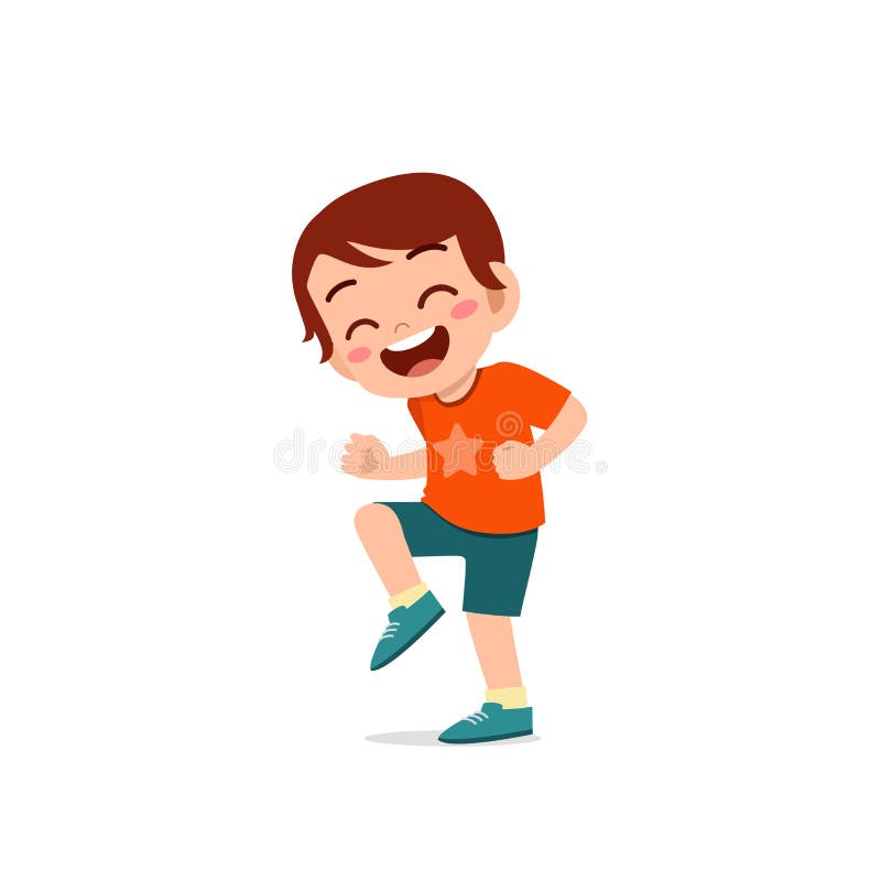 Cute Little Kid Girl Show Happy and Celebrate Pose Expression Stock ...