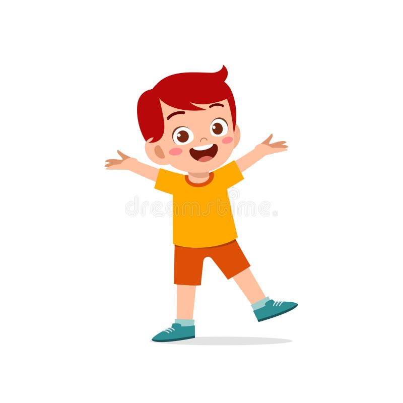Cute Example of Opposite Word Antonym for Kid Stock Vector ...