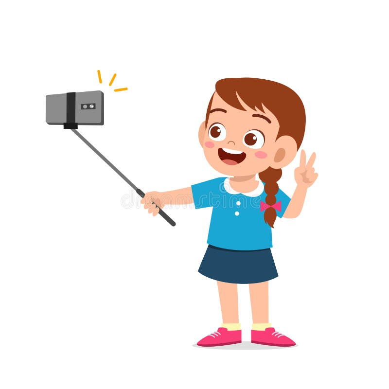 Camera Pose Kid Stock Illustrations – 276 Camera Pose Kid Stock ...