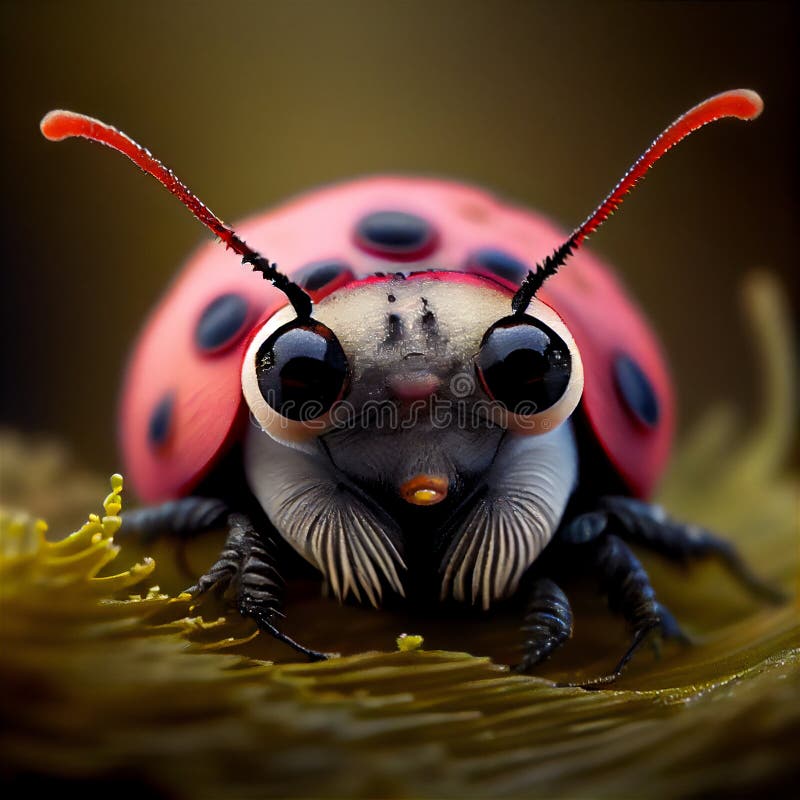 Cute little ladybug stock illustration. Illustration of cute - 272427100