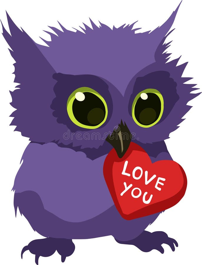 Cute little owl stock vector. Illustration of fluffy - 50162270