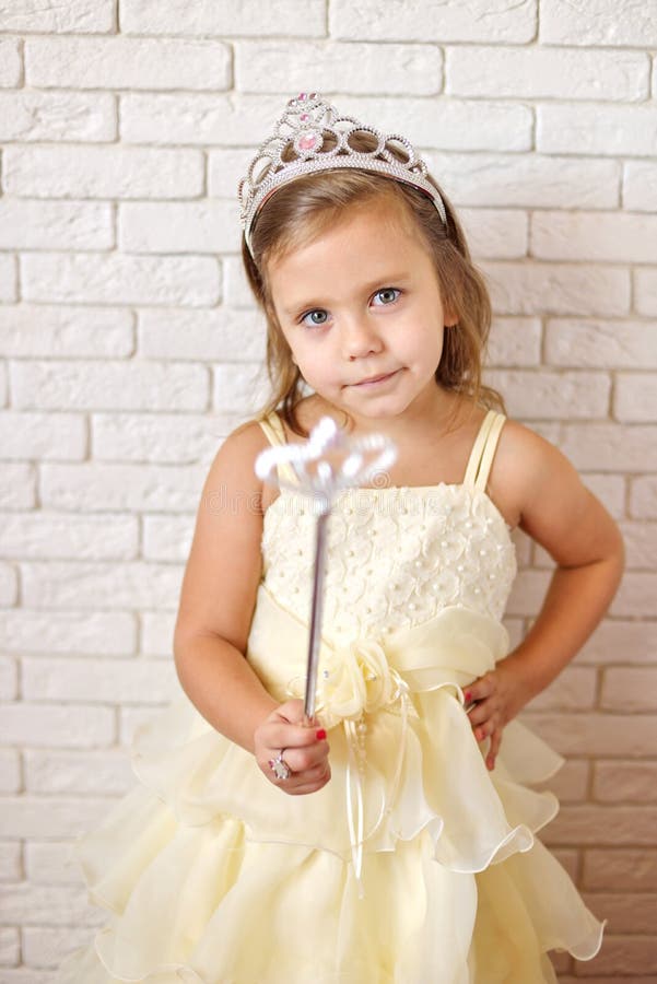 Cute little princess stock image. Image of caucasian - 133079753