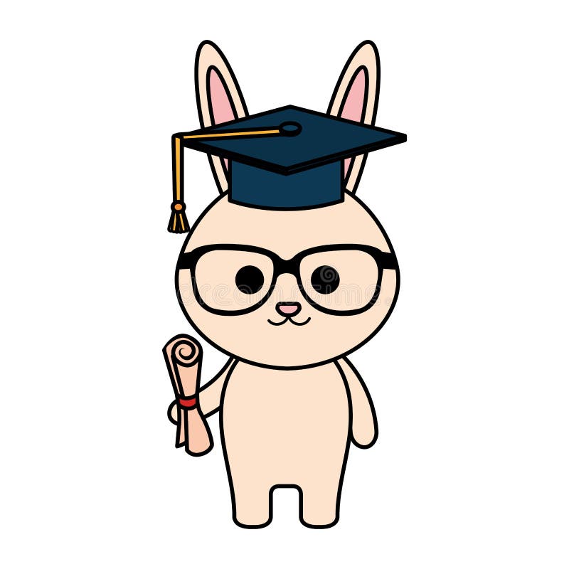Graduation Rabbit Stock Illustrations – 209 Graduation Rabbit Stock ...
