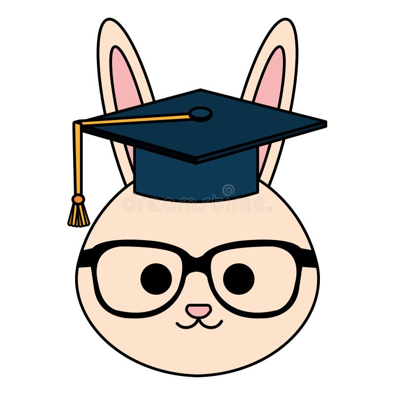 Graduation Rabbit Stock Illustrations – 209 Graduation Rabbit Stock ...