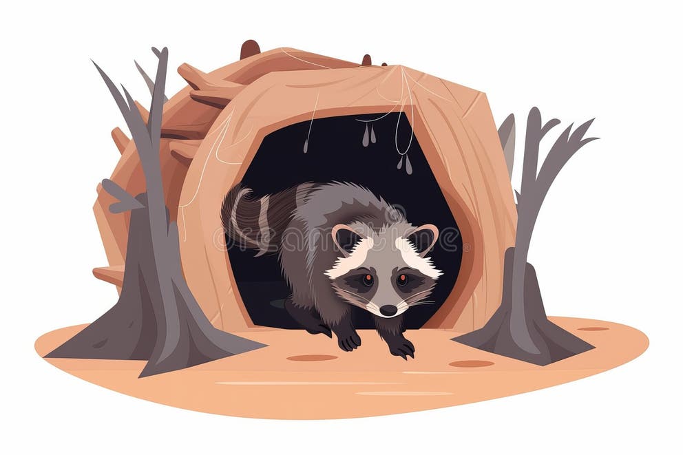 Cute Little Rabbit in the Hollow Stock Photo - Image of rabbit, round ...