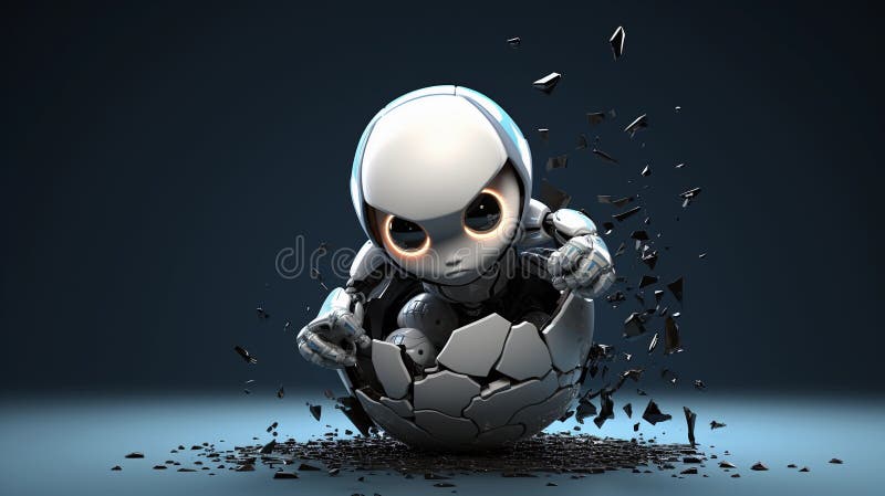 Little Robot Hatches Stock Illustrations – 6 Little Robot Hatches Stock ...