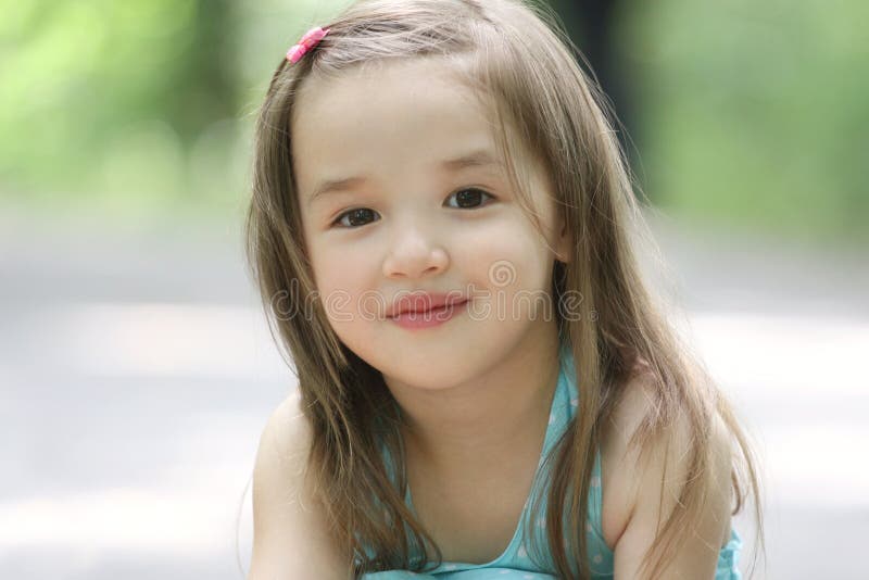 Cute Little Toddler Girl stock image. Image of smiling - 9786081
