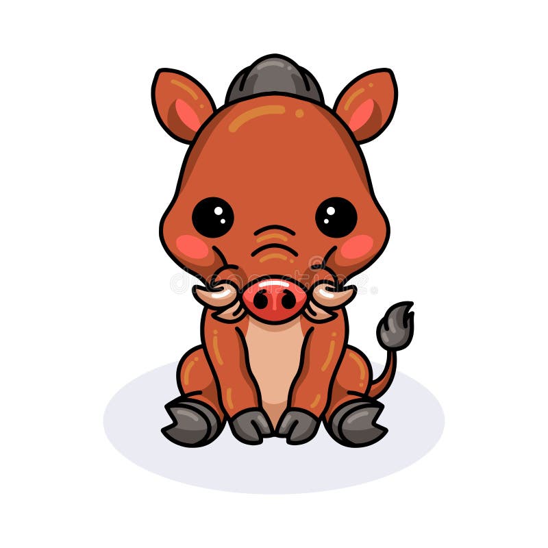 Cartoon Wild Boar Sitting Stock Illustrations – 67 Cartoon Wild Boar ...
