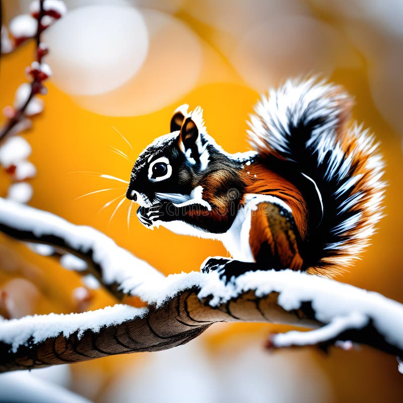 Cute Squirrels, AI-Generatet Stock Illustration - Illustration of ...