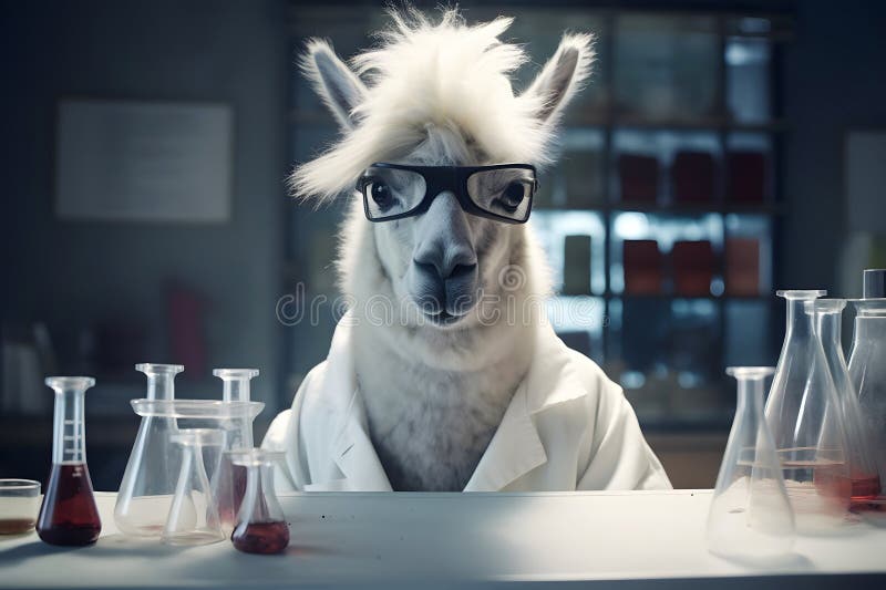 Llama Scientist Stock Illustrations – 7 Llama Scientist Stock ...