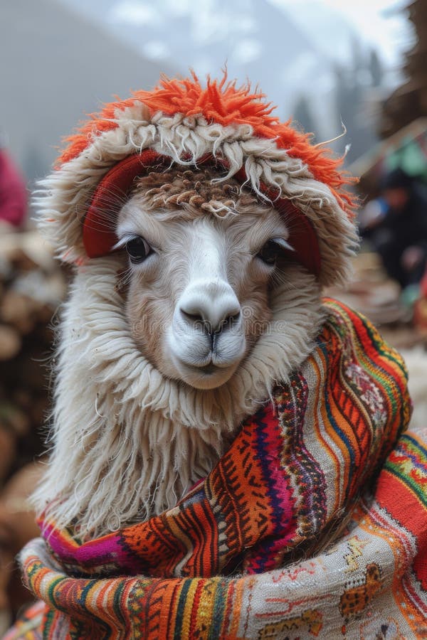 Cute llama, wildlife stock photo. Image of domestic - 380434308