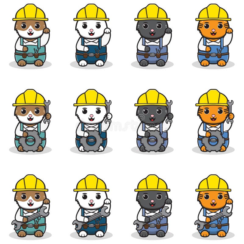 Cat Engineer Stock Illustrations – 268 Cat Engineer Stock Illustrations ...
