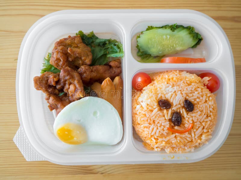 Cute lunch box set. stock photo. Image of child, breakfast - 79514996