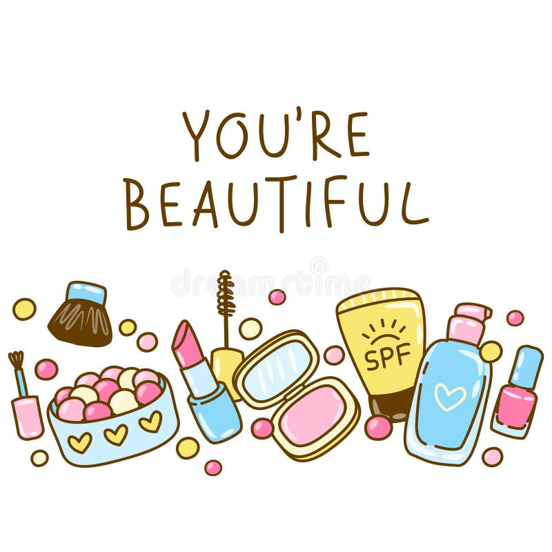 Makeup Border Stock Illustrations – 2,822 Makeup Border Stock ...