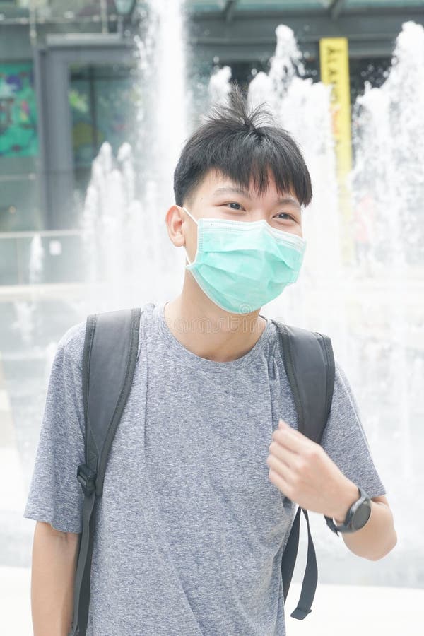 Cute man in Bangkok city stock photo. Image of lifestyle - 251494278