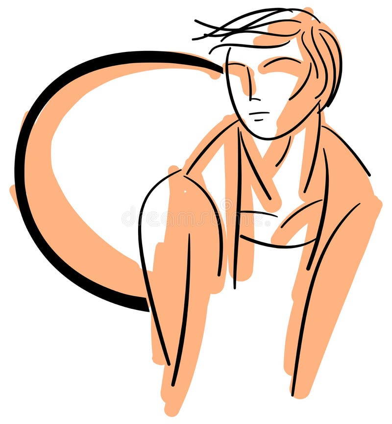 Cute Man stock vector. Illustration of model, face, human - 64548366