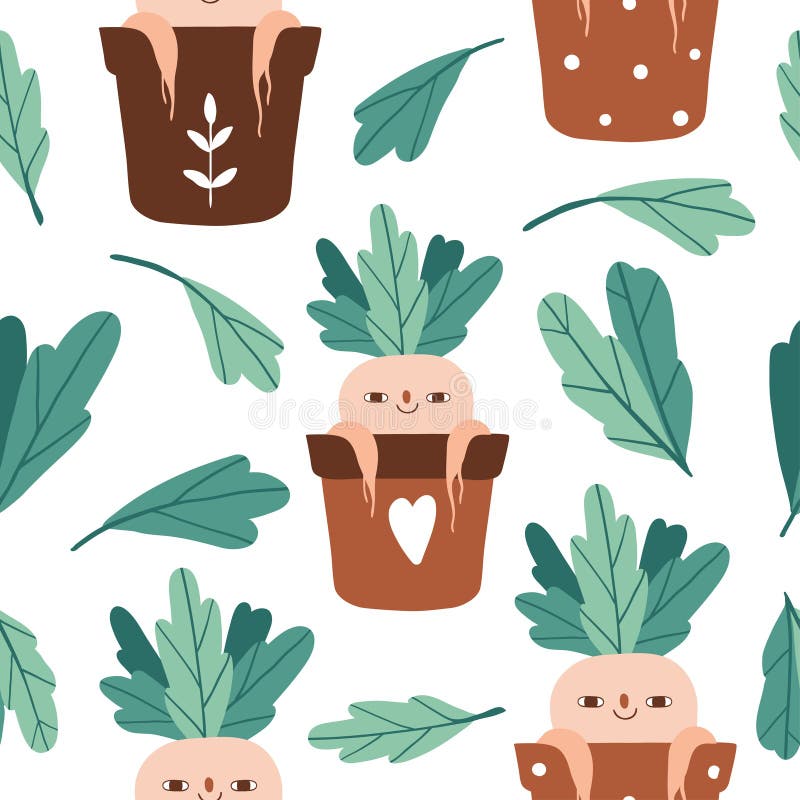 Cute Mandrake Roots Cartoon Character Stock Illustrations – 7 Cute ...