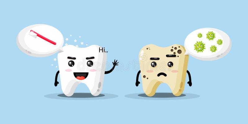 Cartoon Cavities Teeth Stock Illustrations – 303 Cartoon Cavities Teeth ...