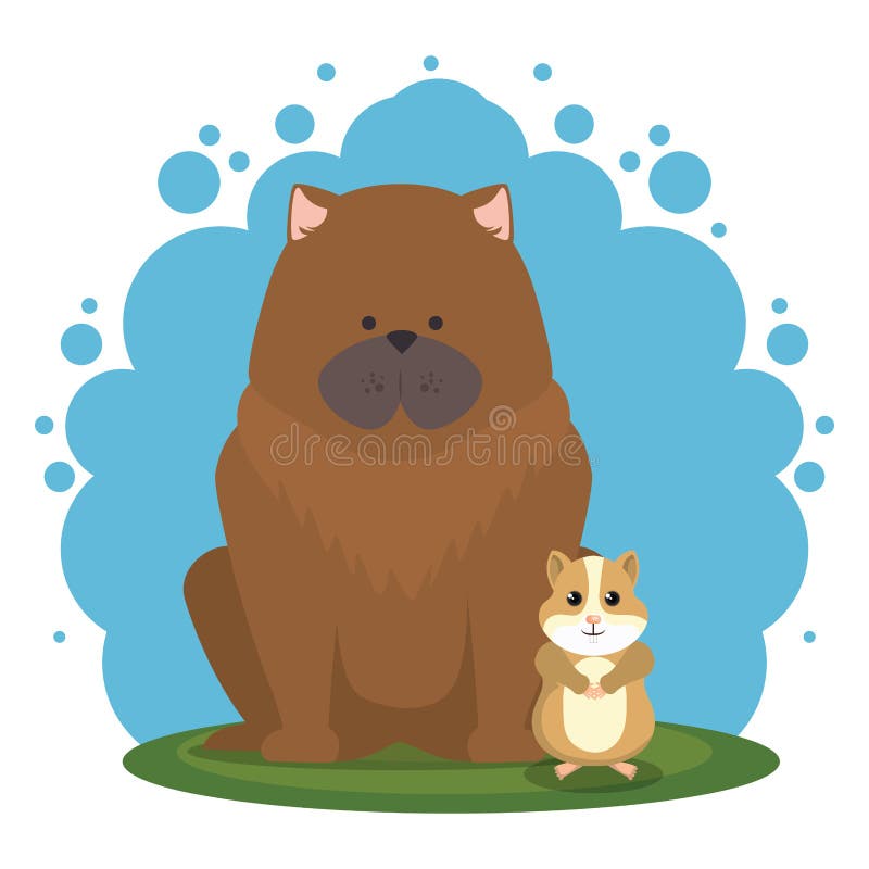 Cute Cat and Dog Mascots Adorables Characters Stock Vector ... Cute Cat and Dog Mascots Adorables Characters Stock Vector ...
