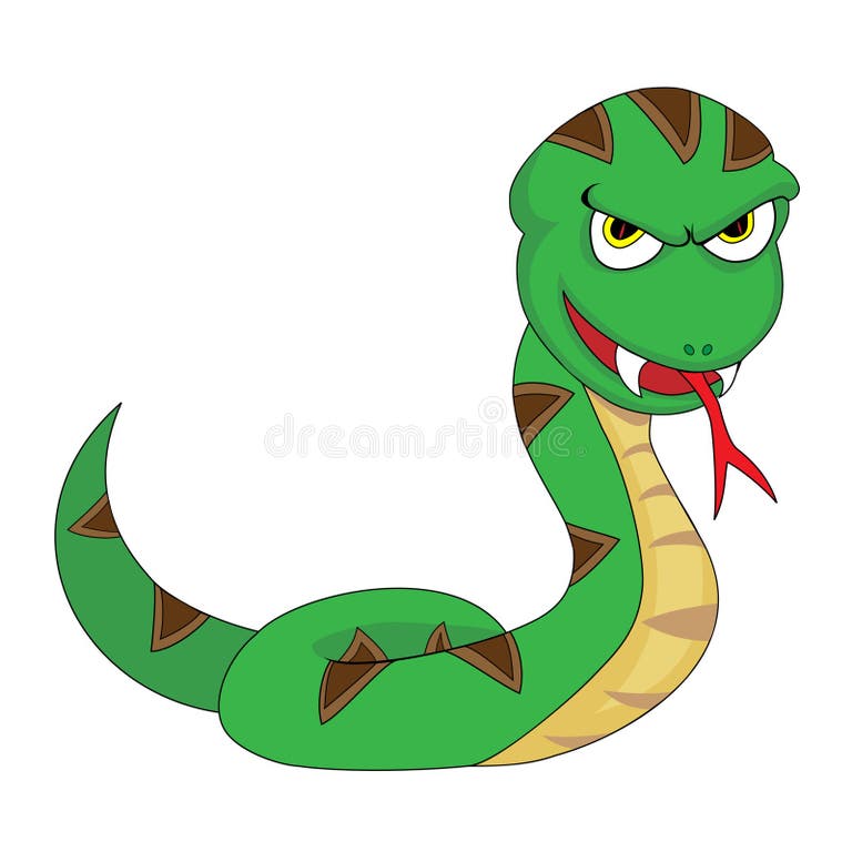 Cute Menacing Looking Snake Stock Illustrations – 1 Cute Menacing ...