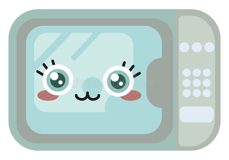 Cute Microwave Stock Illustrations – 939 Cute Microwave Stock ...