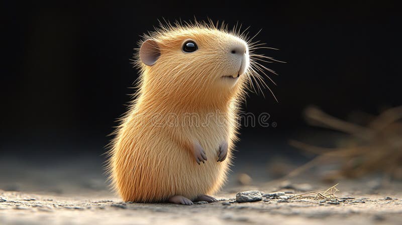 Cute Minimalistic Simple Capybara Side Profile Stock Illustrations – 7 ...