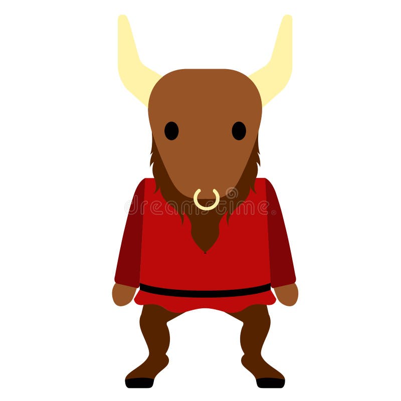 Cute Minotaur Stock Illustrations – 62 Cute Minotaur Stock ...